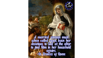 Feast day of Saint Frances of Rome - Mar 9, 2023 – CatholicWerks